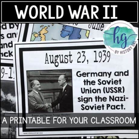 World War II (World War 2) Timeline - By History Gal