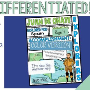 Explorers: Texas Explorers Doodle Notes and Digital Guided Notes ...
