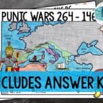 Ancient Rome: Punic Wars Map Activity (Print and Digital) - By History Gal