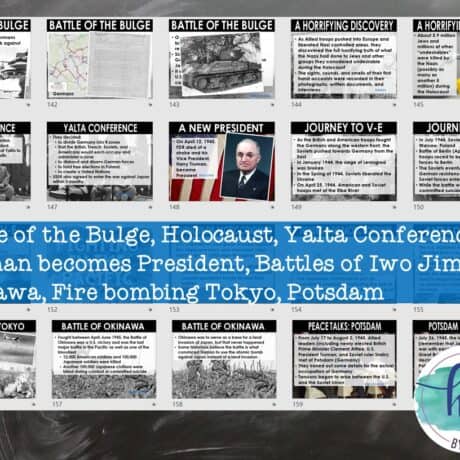 World War II PowerPoint and Guided Notes for U.S. History (Print and ...
