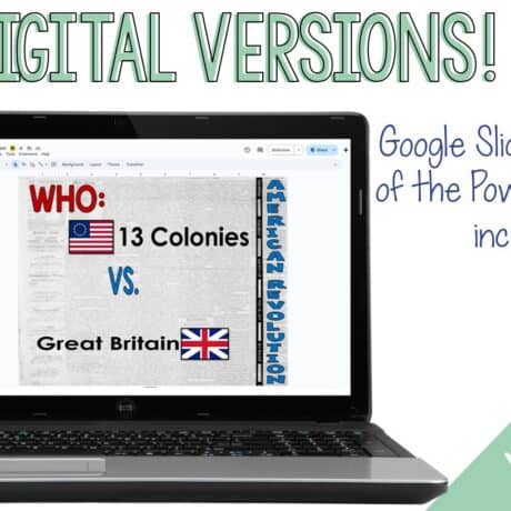 American Revolution Doodle Notes and Digital Guided Notes - By History Gal