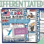 American Revolution Doodle Notes and Digital Guided Notes - By History Gal