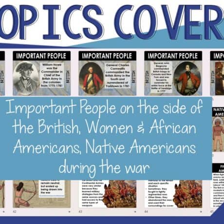 American Revolution PowerPoint and Guided Notes (Print and Digital ...