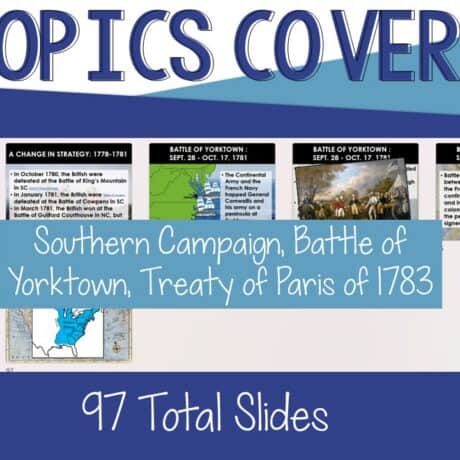 American Revolution PowerPoint and Guided Notes (Print and Digital ...