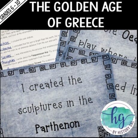 Ancient Greece: Golden Age of Greece Scavenger Hunt {With and Without ...