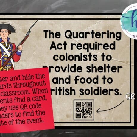 American Revolution Timeline Activity - By History Gal