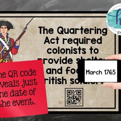 American Revolution Timeline Activity - By History Gal