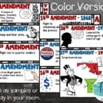 Constitution Doodle Notes and Digital Guided Notes - By History Gal