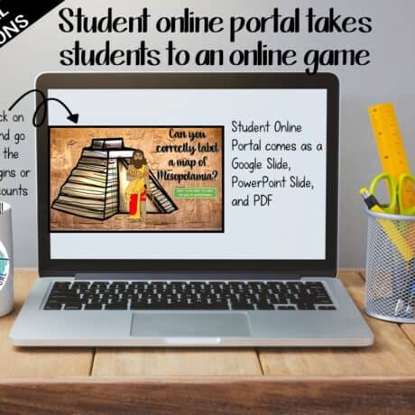 Mesopotamia Map Activity (Print and Digital) - By History Gal