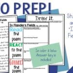 World War I Lesson: In Flanders Fields {A World War I Poetry Analysis ...