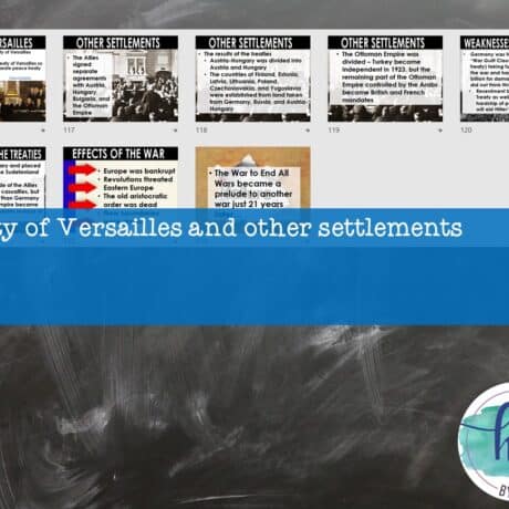 World War I PowerPoint for World History (trench warfare, Treaty of ...
