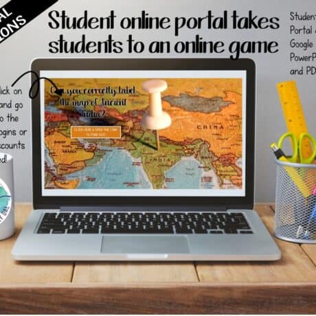 Ancient India Map Activity (Print and Digital) - By History Gal