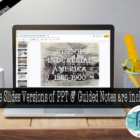 Rise of Industrial America 1865-1900 PowerPoint & Guided Notes (Print ...