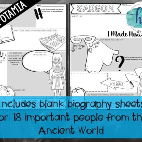 Ancient World Biography Pages (Hammurabi, Moses, Ramses, Confucius, and ...
