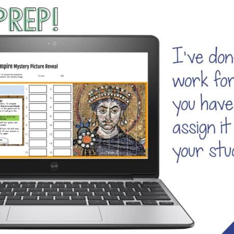 Byzantine Empire Mystery Image Review Activity - By History Gal