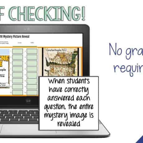 Byzantine Empire Mystery Image Review Activity - By History Gal