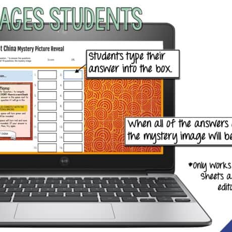 Ancient China Mystery Image Review Activity for Xia, Shang, Zhou, Qin ...