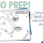Australia Map Activity (Print and Digital) - By History Gal