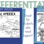 Countries and Capitals of the World Map Activity Bundle (Print and ...