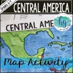 Central America Countries and Capitals Map Activity (Print and Digital ...
