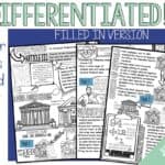 Judicial Branch Doodle Notes and Digital Guided Notes - By History Gal