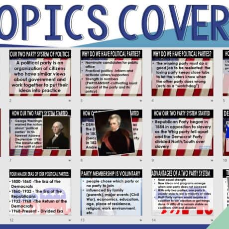 The Political System and Election Process PowerPoint and Guided Notes ...