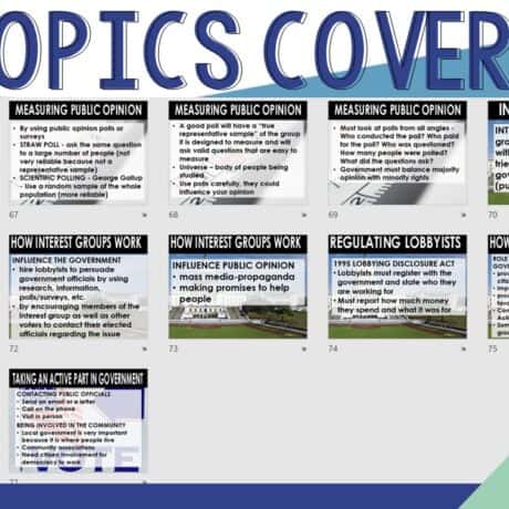 The Political System and Election Process PowerPoint and Guided Notes ...