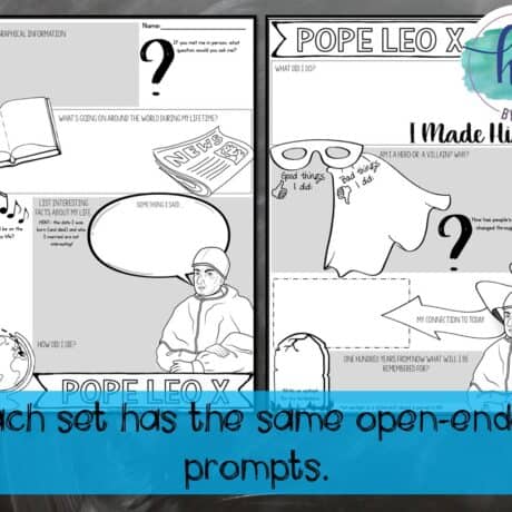 Biography Pages for the Protestant Reformation - By History Gal