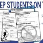 Legislative Branch (Congress) PowerPoint and Guided Notes - By History Gal