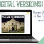 Texas War for Independence and the Mexican American War Doodle Notes ...