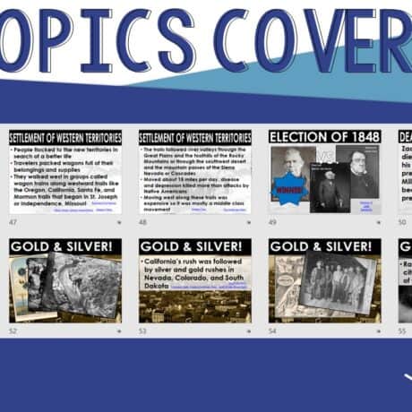 Western Expansion of the United States PowerPoint & Guided Notes - By ...