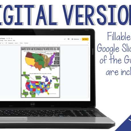 Western Expansion of the United States PowerPoint & Guided Notes - By ...