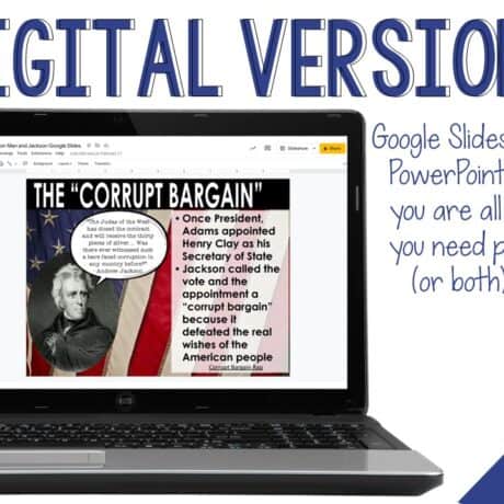 John Q. Adams, Jackson, Trail of Tears (1824-1836) PowerPoint & Notes ...