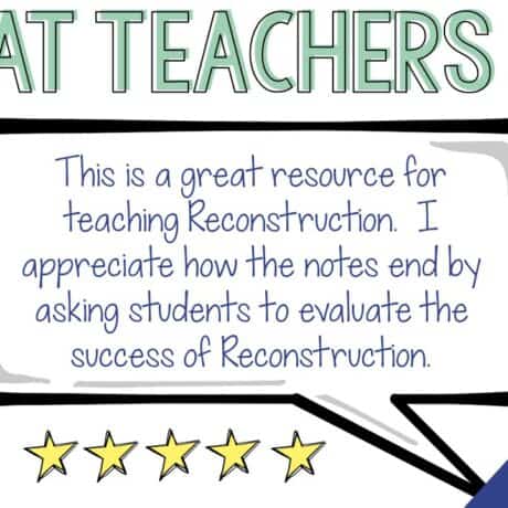 Reconstruction PowerPoint & Guided Notes (Print and Digital) - By ...