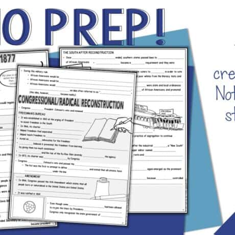 Reconstruction PowerPoint & Guided Notes (Print and Digital) - By ...