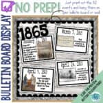 Reconstruction Timeline Printable for Bulletin Boards and History ...