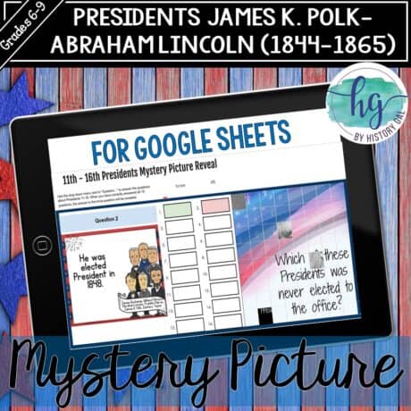 Presidents James K. Polk to Abraham Lincoln (1844-1865) Mystery Image ...