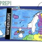Northern Europe Countries and Capitals Map Activity - By History Gal