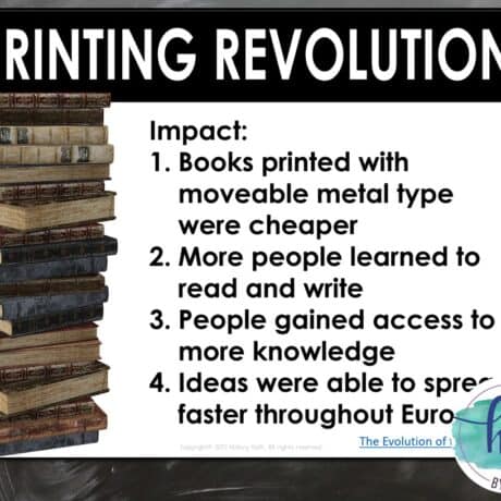 Renaissance PowerPoint and Guided Notes - By History Gal