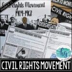 Civil Rights Movement Timeline Printable for Bulletin Boards and ...