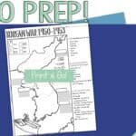 Korean War 1950-1953 Map Activity for No Prep Cold War Lesson - By ...
