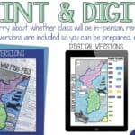 Korean War 1950-1953 Map Activity for No Prep Cold War Lesson - By ...