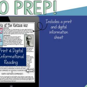 Vietnam War Map Activity - By History Gal