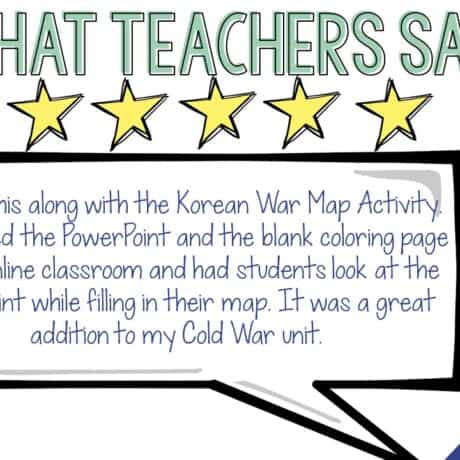 Vietnam War Map Activity - By History Gal