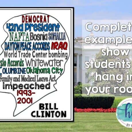 U.S. Presidents Word Cloud Activities Bundle 1789-Present (Washington ...