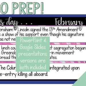 February: Editable Bell Ringers for Social Studies and History Classes ...