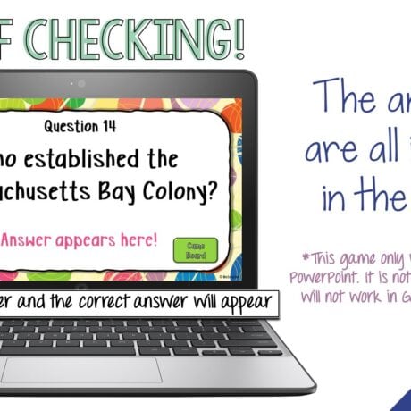 13 Colonies (New England, Middle, and Southern) Review Game for ...