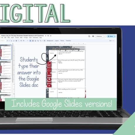 December: Editable Bell Ringers for Social Studies and History Classes ...