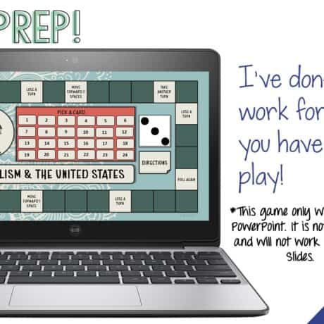 U.S. Imperialism Unit Test Prep & Review Game for PowerPoint - By ...