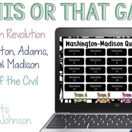 U.S. History Test Prep Review Games for PowerPoint Bundle - By History Gal